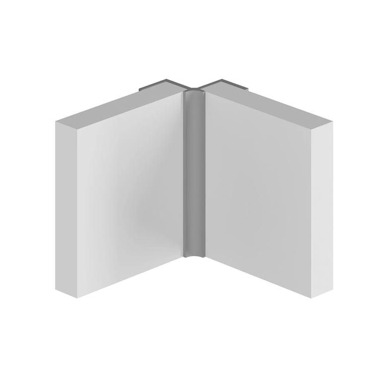 Multipanel Wall Panel Internal Corner Profile Type A Black