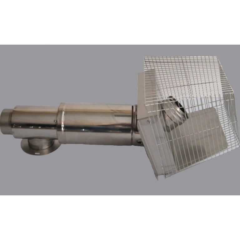 Firebird 185mm Low Level 200mm-280mm Flue Kit Inc. SS Guard - CBF007SKT