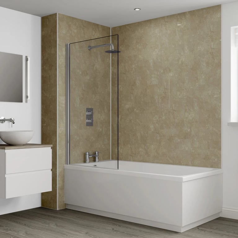 Multipanel Classic Travertine Wall Panel Hydrolock 2400 x 1200mm