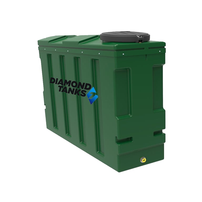 Harlequin Diamond 1400SSL Bunded Super Slim Oil Storage Tank