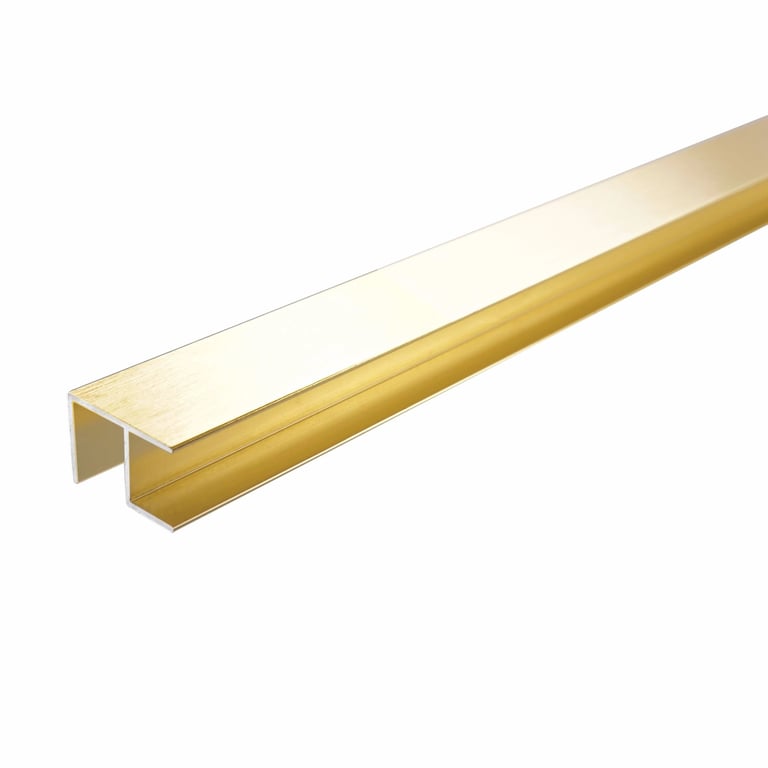 Multipanel Wall Panel Flush Corner Profile Type 100 Brass