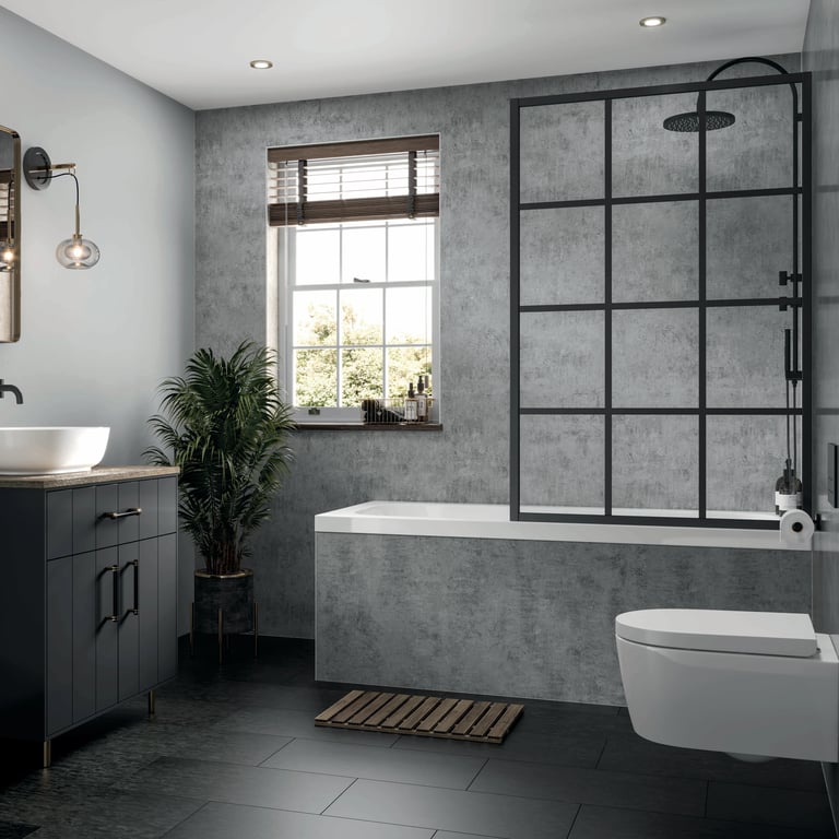 Multipanel Linda Barker Concrete Elements Wall Panel Hydrolock 2400 x 598mm