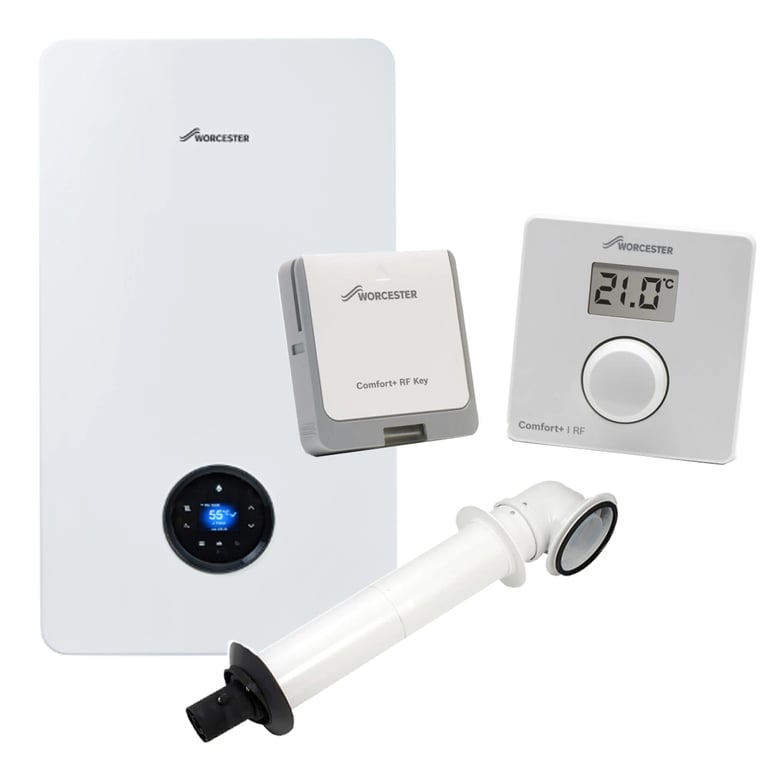 Worcester Greenstar 8000+ 32kW Gas Combi Boiler - Horizontal Flue ...