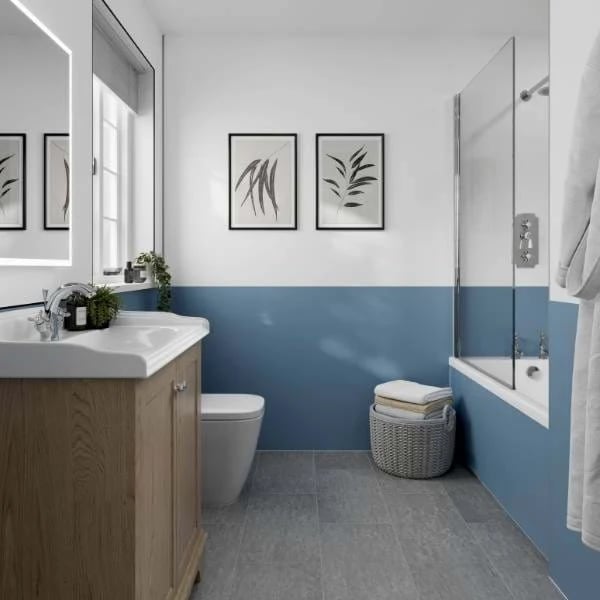 Multipanel Pure Misty Blue Wall Panel Hydrolock 2400 x 1200mm