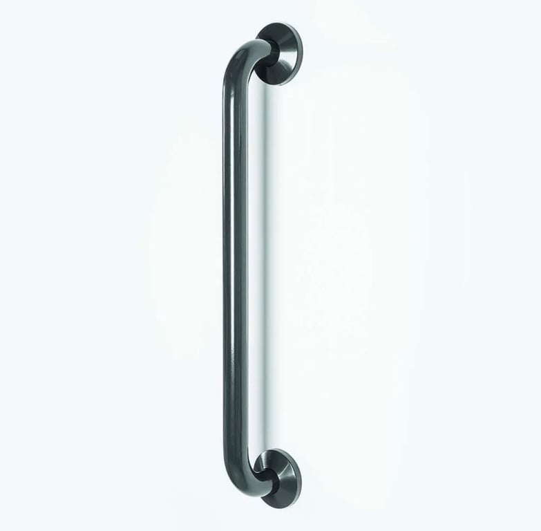 Fitzroy of London CARE Stainless Steel 610mm Grab Rail With Concealed ...