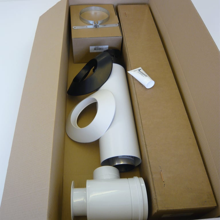 Firebird 5" Dia 1075mm High Level Flue Kit Stainless Steel - HLF005HHL