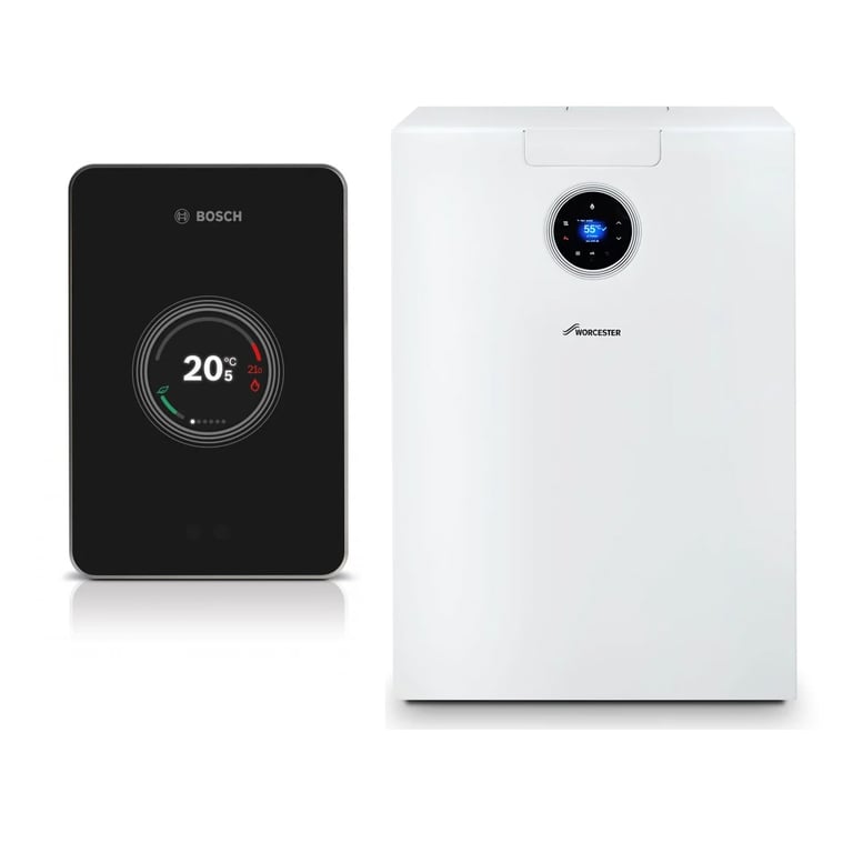 Worcester Greenstar 8000 F Boiler LPG 50kW and Bosch Thermostat