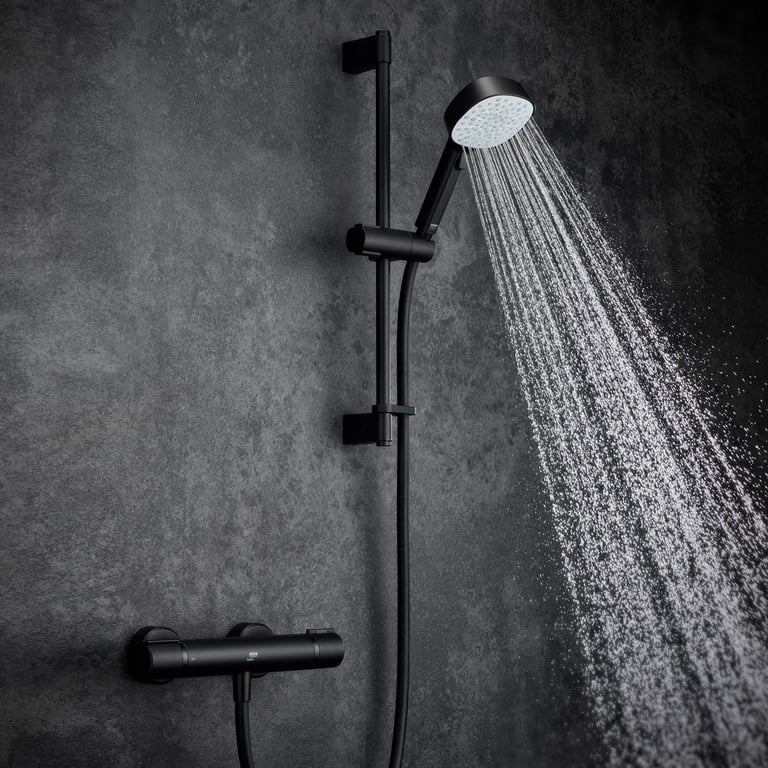 Mira Relate EV Thermostatic Bar Mixer Shower Black 1.1836.466
