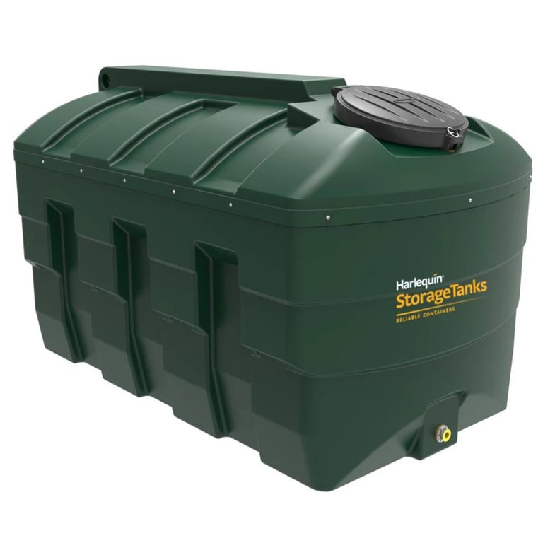 Harlequin 2500ITE Bunded Horizontal Oil Storage Tank