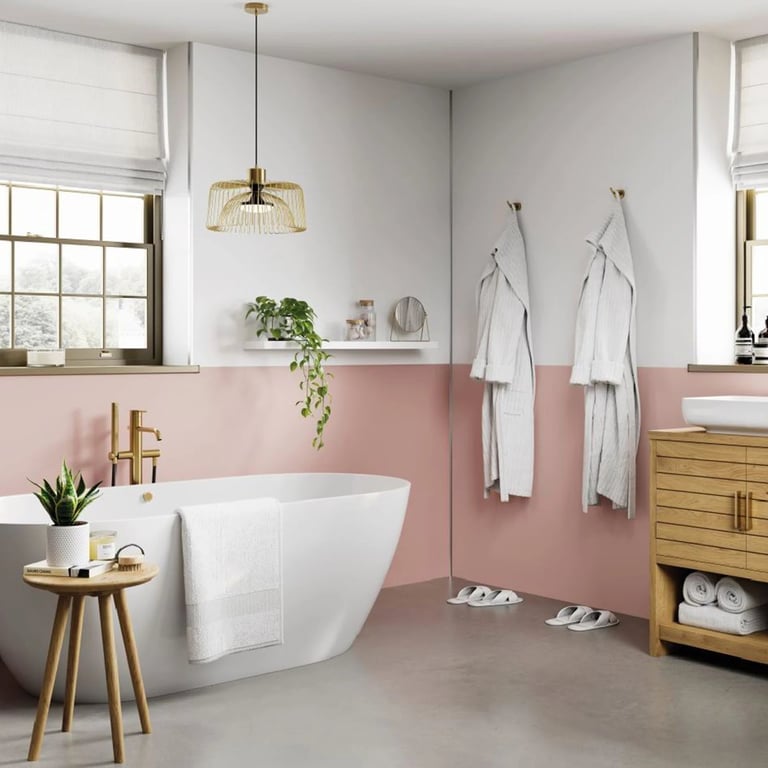 Multipanel Pure Antique Rose Wall Panel Hydrolock 2400 x 1200mm