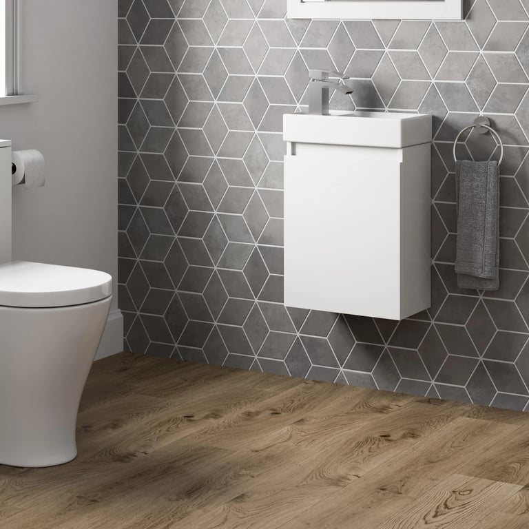 Artis Centro White Gloss Wall Hung Cloakroom Vanity Unit & Basin ...