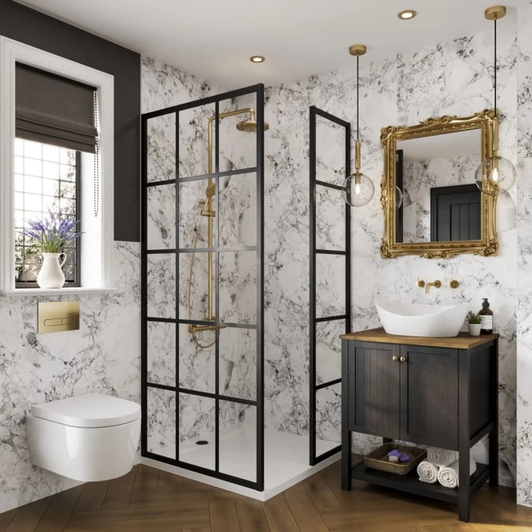 Multipanel Linda Barker Bianca Luna Wall Panel Hydrolock 2400 x 900mm