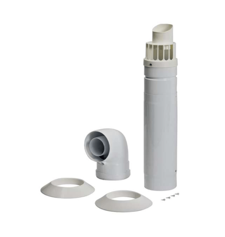Baxi Multifit Group A 60/100mm Horizontal Telescopic Flue White 720599401