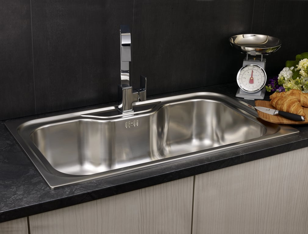 Reginox Elegance Jumbo Stainless Steel Inset Kitchen Sink