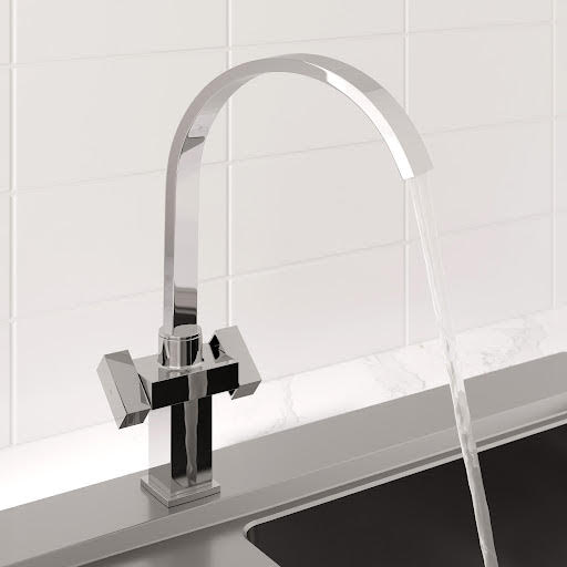 Sauber Aarau Kitchen Mixer Tap Chrome