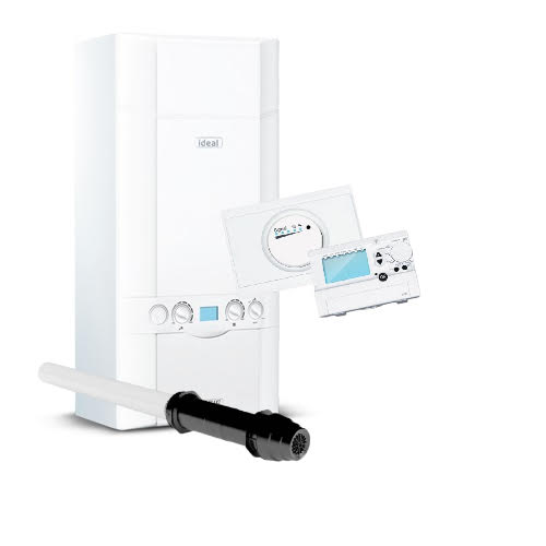 Ideal Logic Code ESP1 26kW Combination Boiler, Vertical Flue ...