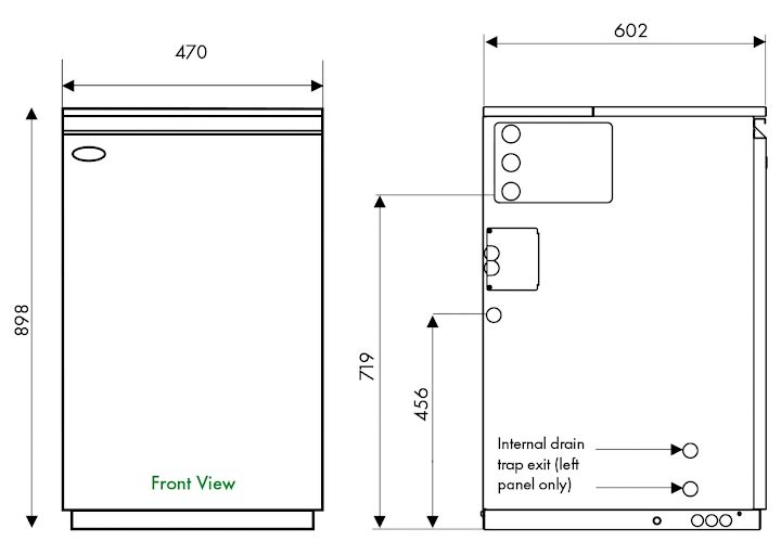 Grant Vortex Pro 26/46 System Internal Oil Boiler