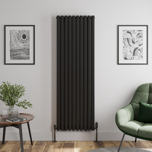DuraTherm Vertical Oval Tube Double Panel Designer Radiator - 1800 x ...