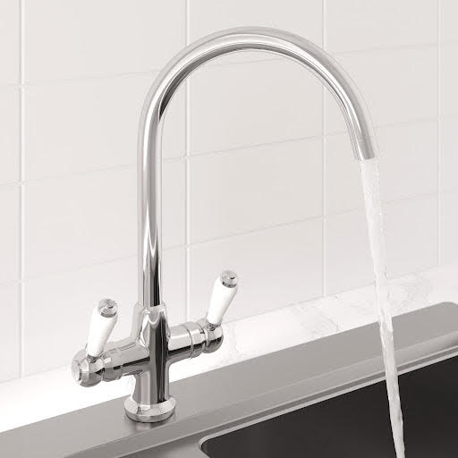 Sauber Burford Kitchen Mixer Tap Chrome