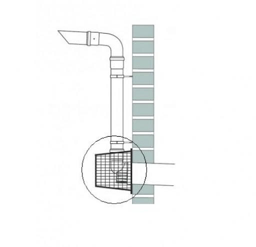 Baxi Multifit Group A 60/100mm Stainless Steel Plume Displacement Kit ...