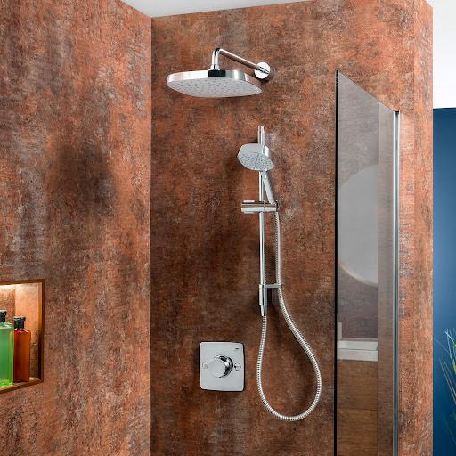 Mira Evoco Dual Thermostatic Mixer Shower with Adjustable & Fixed Heads ...