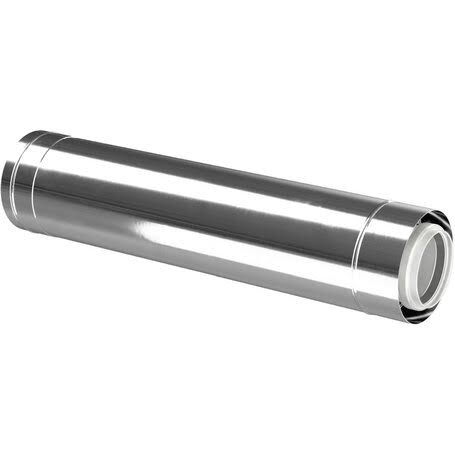 Worcester 1m Flue Extension 110/160mm Stainless Steel - 7738113141