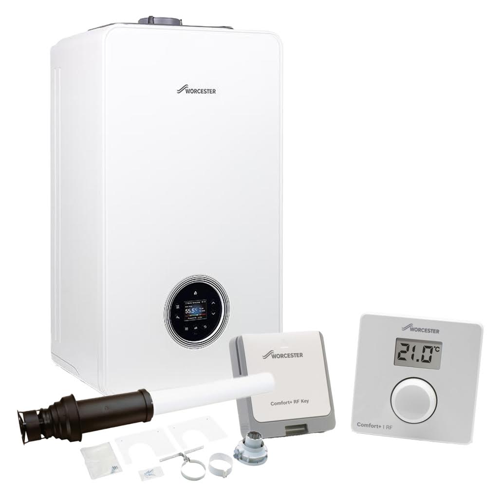 Worcester Greenstar 4000 30kW Combi Gas Boiler - Vertical Flue ...