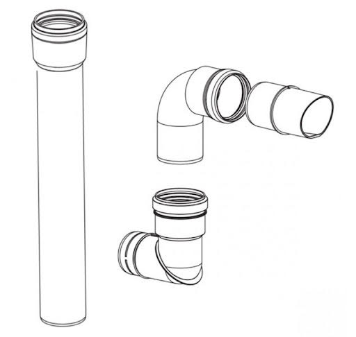 Ideal High Level Flue Outlet Kit 208178