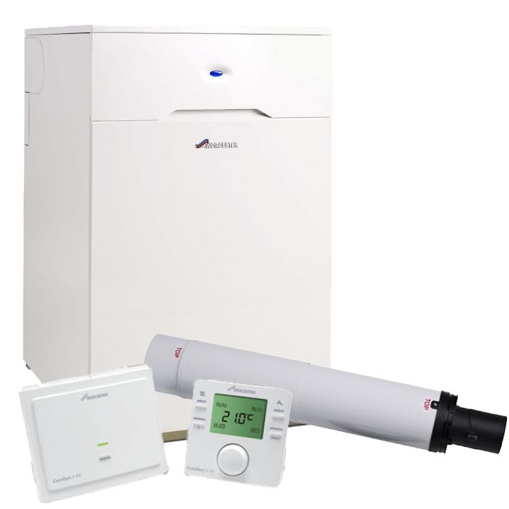 Worcs H/S II 12/18 Combi Oil Boiler, Horiz Flue, Comfort II RF